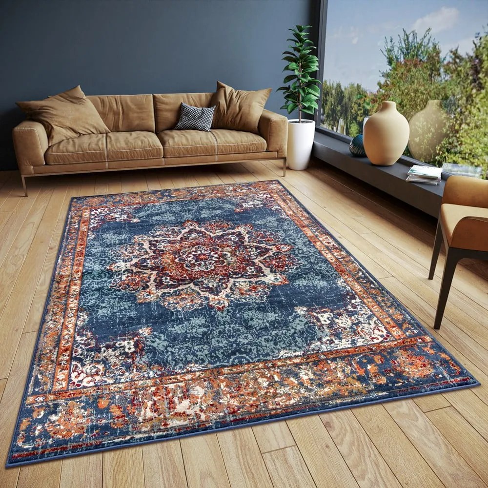 Tmavě modrý koberec 140x200 cm Orient Maderno – Hanse Home