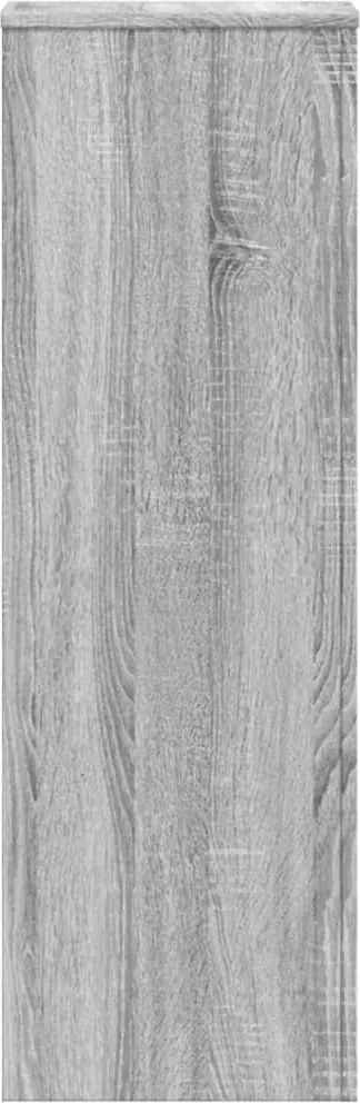 Stojany na rostliny 2 ks šedé sonoma 33 x 33 x 100 cm kompozit 3307887