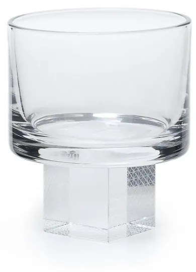 Sklenice whiskey cube - design Lukáš Houdek, čirá, 280 ml