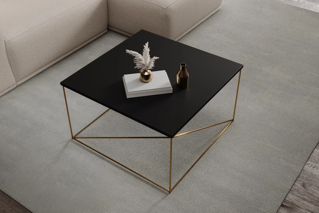 ADRK Furniture Konferenční stolek Nelia CT-NEL-G-B