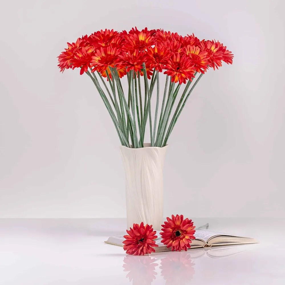 Vkusná, hedvábná, exkluzivní gerbera ELIŠKA