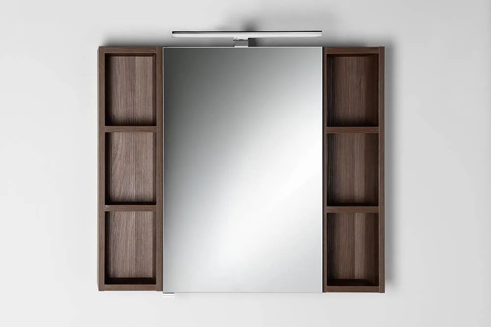 Sapho Sapho, RIWA galerka s LED osvětlením, 60x70x17cm, bílá lesk, RIW060-0030