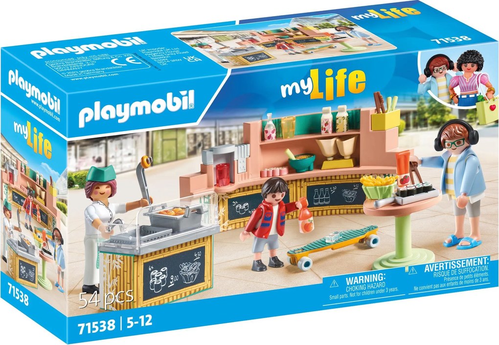 Set figurek a příslušenství playmobil 71538 snack bar