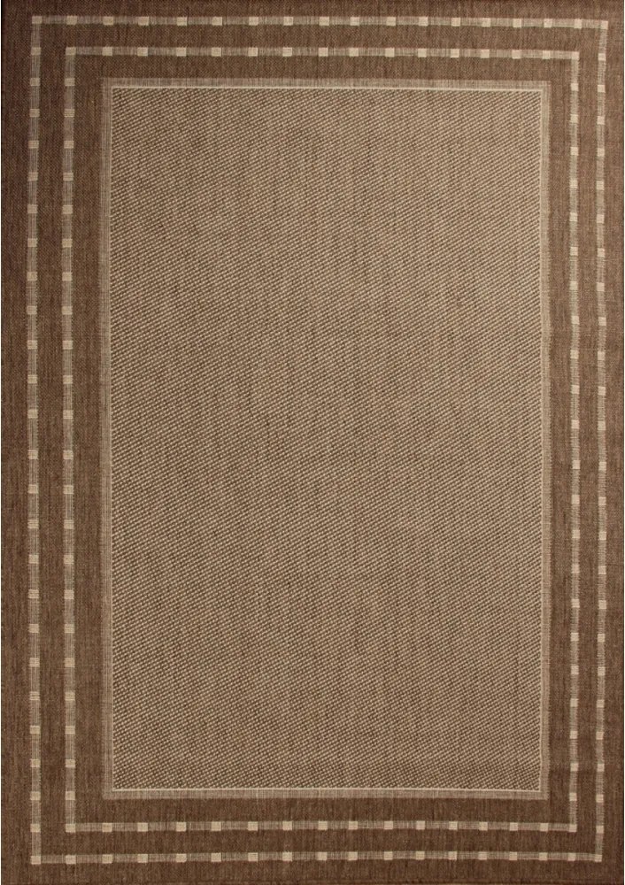 Kusový koberec John hnědý, Velikosti 50x80cm