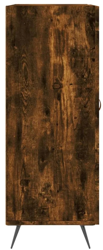 Příborník kouřový dub 69,5 x 34 x 90 cm kompozitní dřevo - Default Title