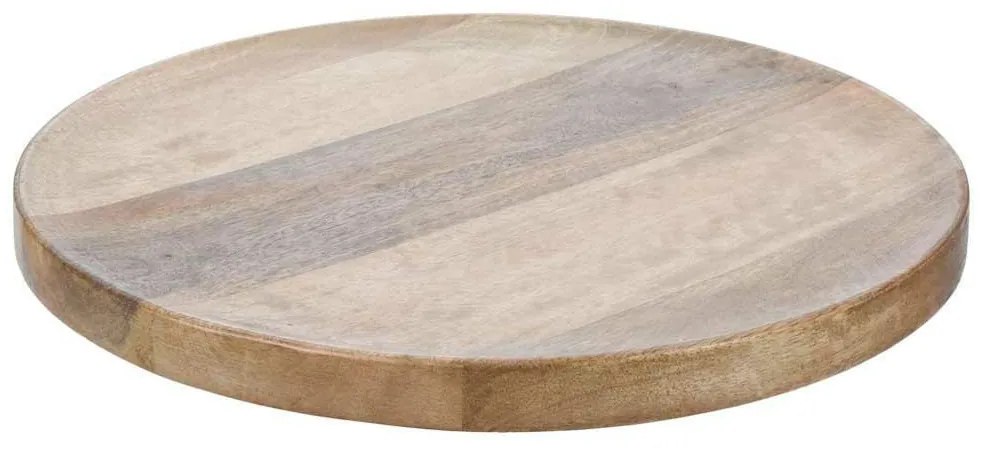DekorStyle Dřevěný podnos Mango 38 cm hnědý