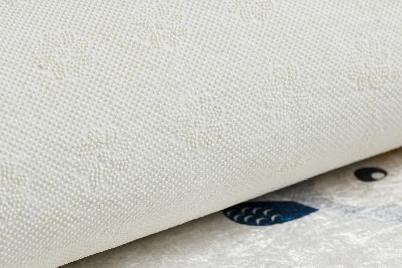 Dywany Łuszczów, Dětský kusový koberec Bambino 1161 Owls grey, 140x190, šedá, dětský pokoj
