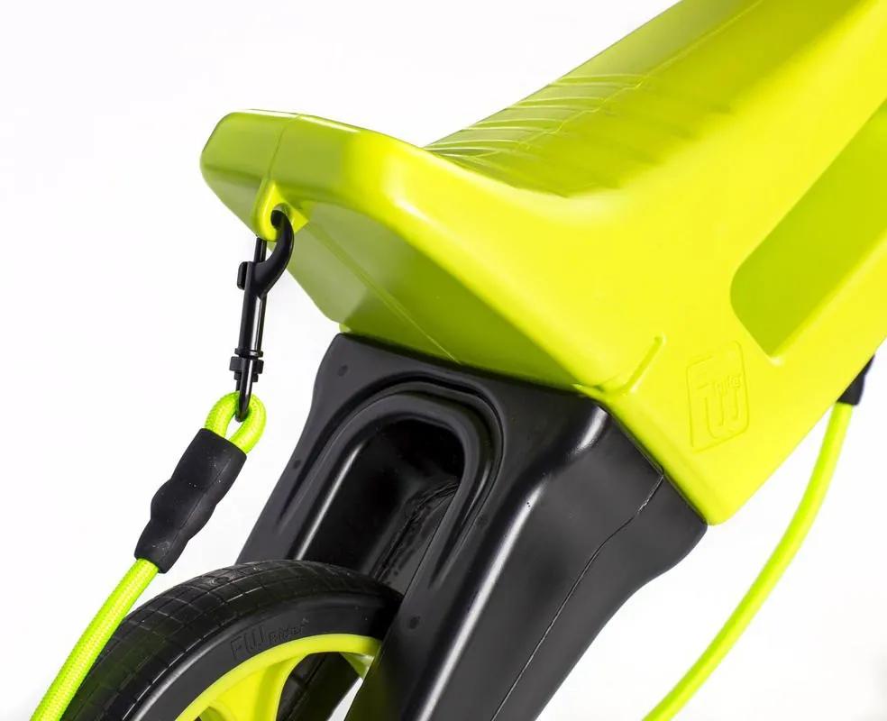 Teddies Odrážedlo Funny Wheels Rider SuperSport 2v1+popruh balené v krabici Zelené