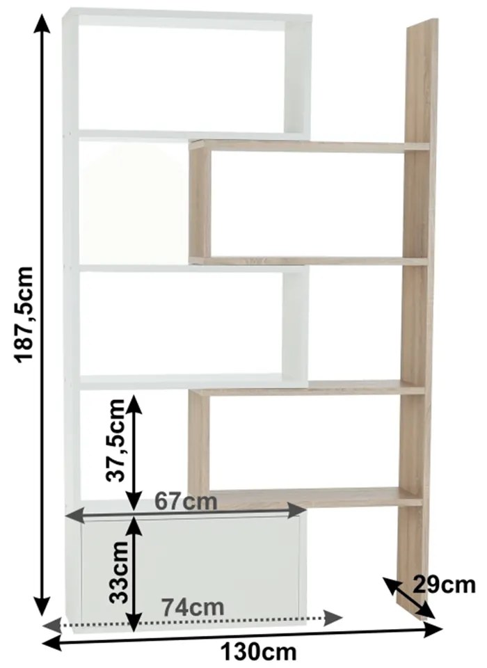 Regál ASTA Tempo Kondela