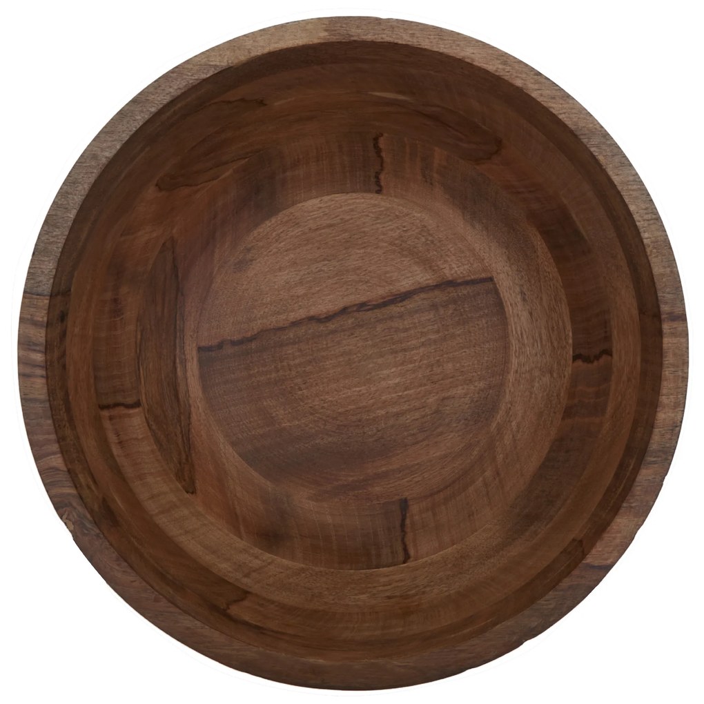 PremierHousewares Velká dřevěná mísa Kara, mango wood, 35 cm