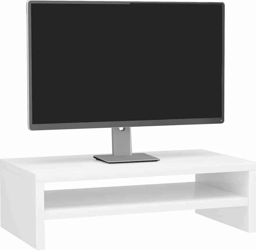 vidaXL Stojan na monitor 42x24x13 cm kompozitní dřevo [800220] Barva: hnědý dub