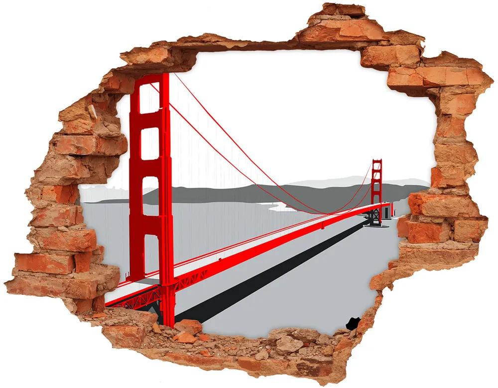 Wallmuralia Fototapeta díra na zeď Most San Francisco 90x70 cm