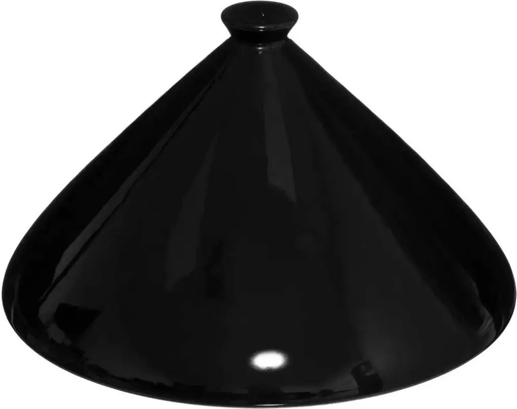 Tažín, černý, keramicka, ? 30 cm