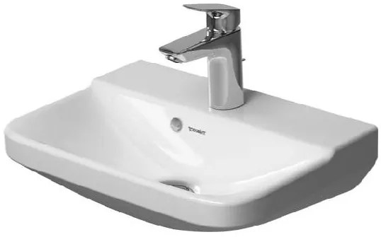 Duravit P3 Comforts - Umývátko 450x320 mm, s přepadem, s otvorem pro baterii, bílá 0716450000