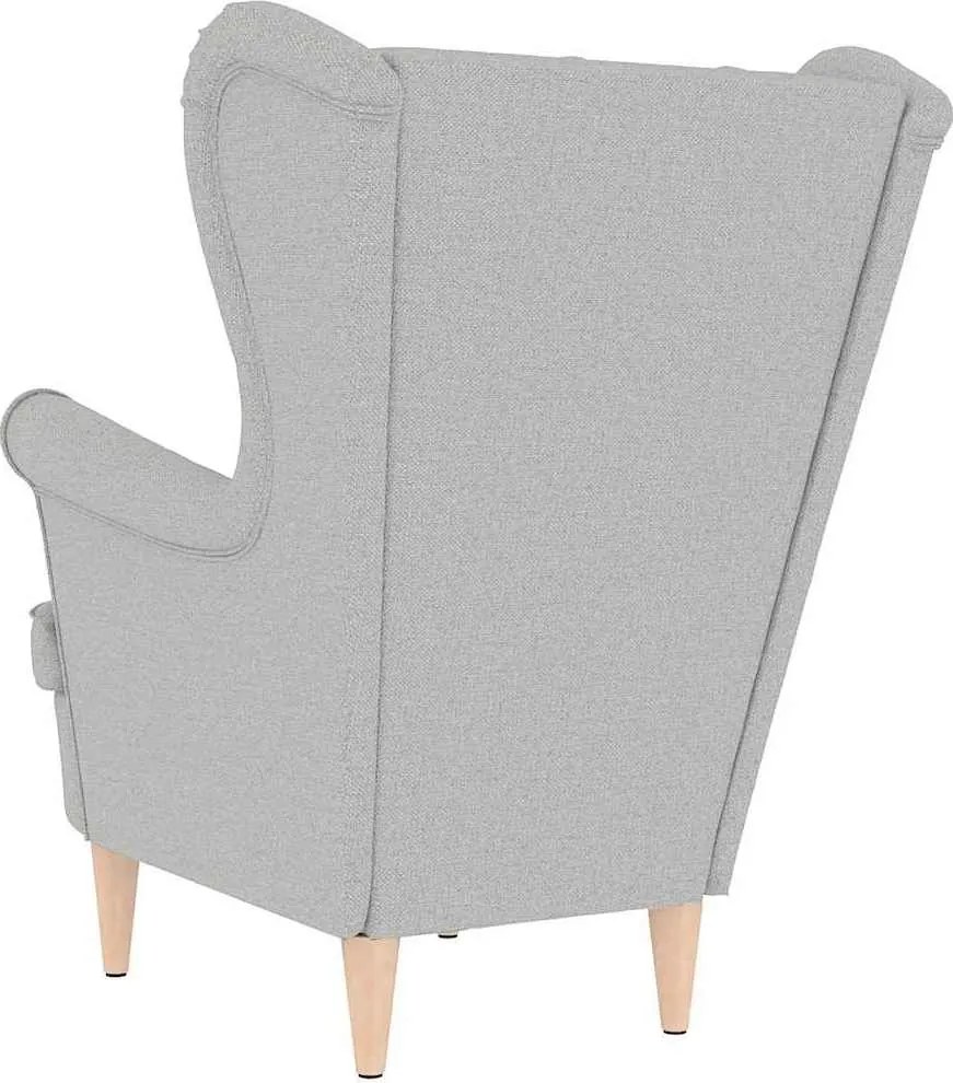 vidaXL Křeslo 74 x 84 x 100 cm textil [4016905] Barva: Šedá