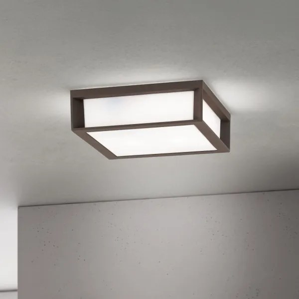 Orion - Venkovní svítidlo HENRY 2xE27/15W/230V 26x26 cm IP44 hnědá