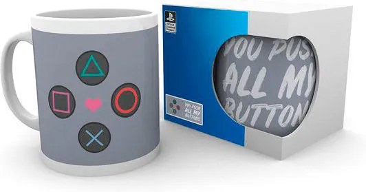 Playstation Push My Buttons hrnek