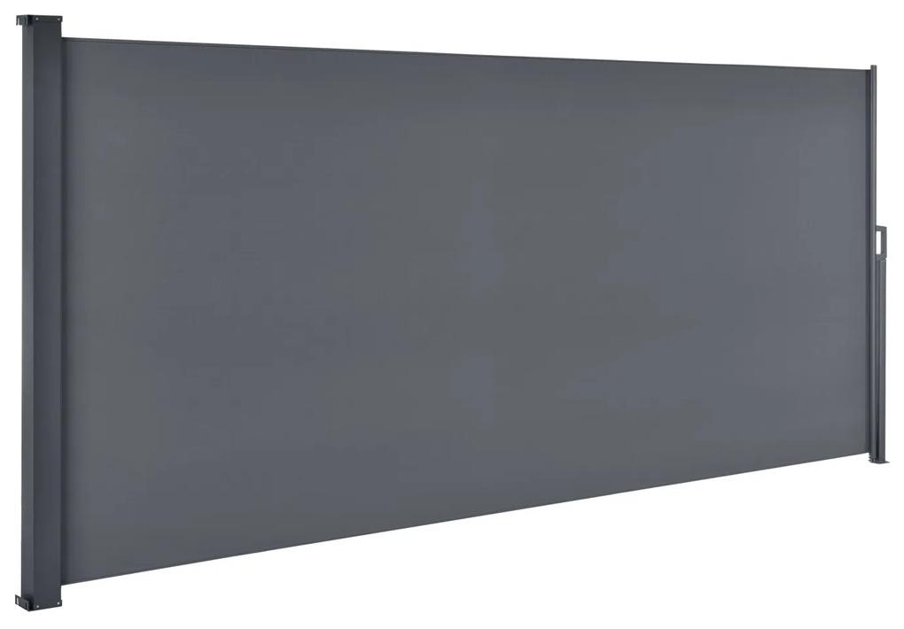 Juskys Boční markýza Dubai 500 x 200 cm tmavě šedá