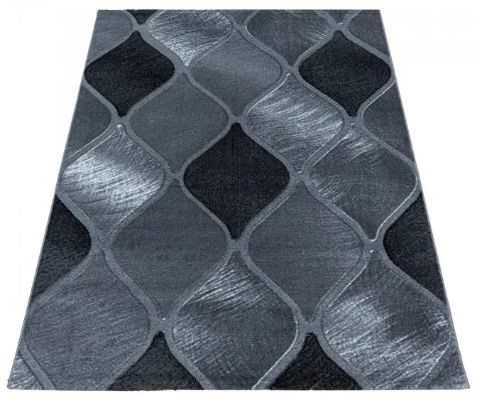 Vopi | Kusový koberec Costa 3530 black - 140 x 200 cm