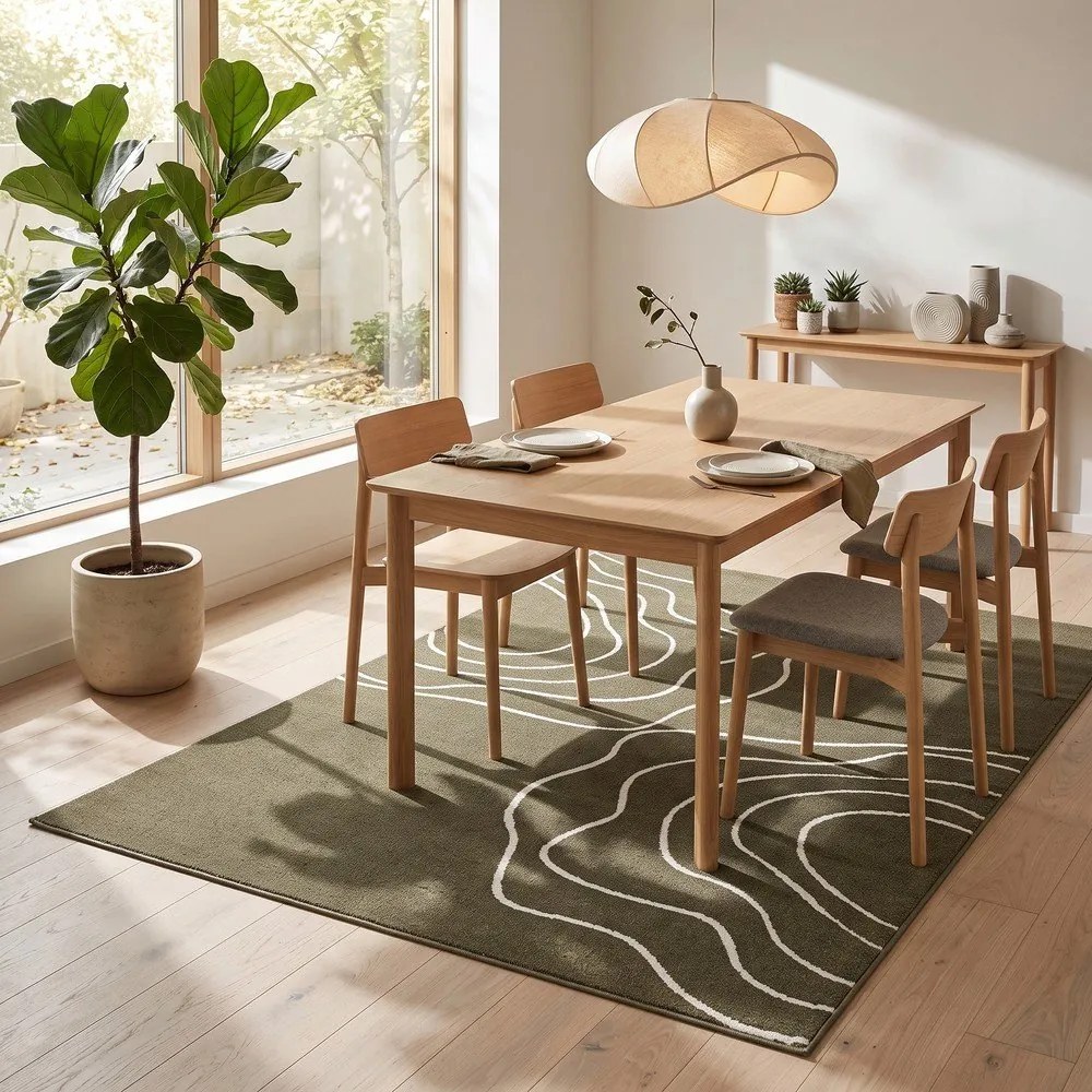 Zelený koberec 200x290 cm Pulse – ESTE