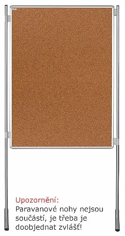 Paraván oboustranný korkový KOR 150 x 120 cm - PARAVAN KOR 150/120