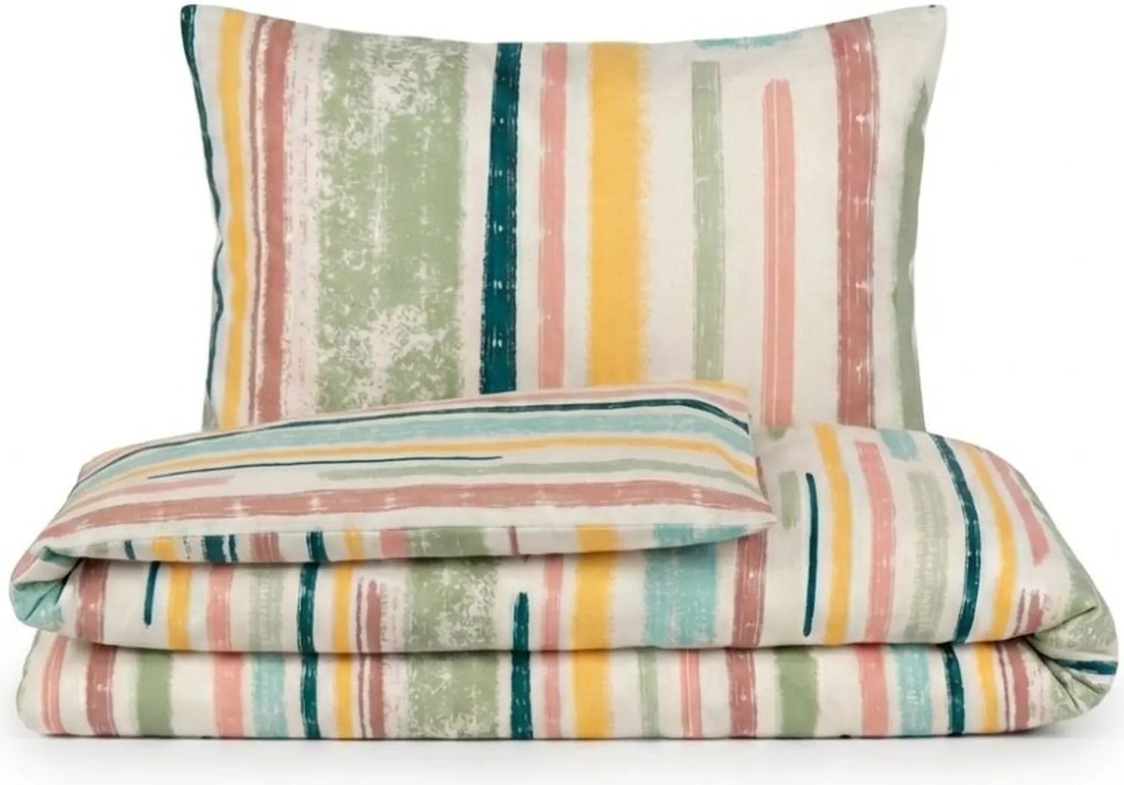 Bavlněné povlečení renforcé HAPPY - 1x 240/200, 2x 70/90cm