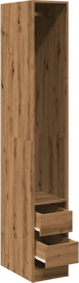 Šatní skříň dub artisan 30 x 50 x 200 cm kompozitní dřevo 3307746