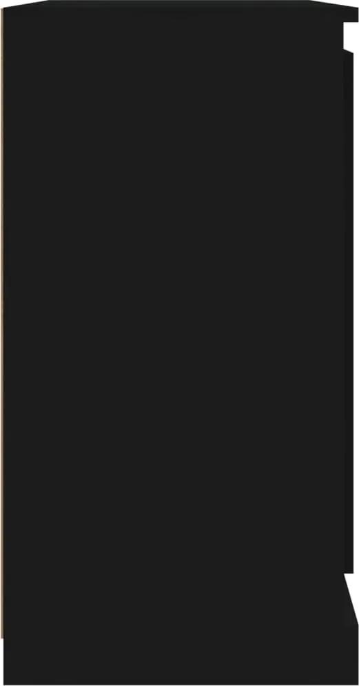 vidaXL Příborník 70 x 35,5 x 67,5 cm kompozitní dřevo [816193] Barva: bílá s vysokým leskem