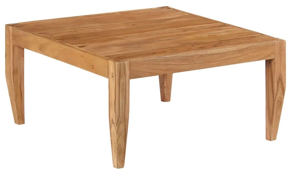 246139 vidaXL Konferenční stolek masivní akáciové dřevo 80 x 80 x 41 cm hnědý