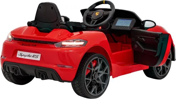Elektrické autíčko Porsche Spyder RS 718 MP4 červené