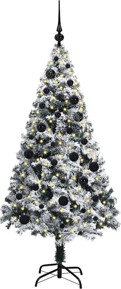 Umělý vánoční stromeček Bílá 150 cm PVC, ocel a plast 3396950