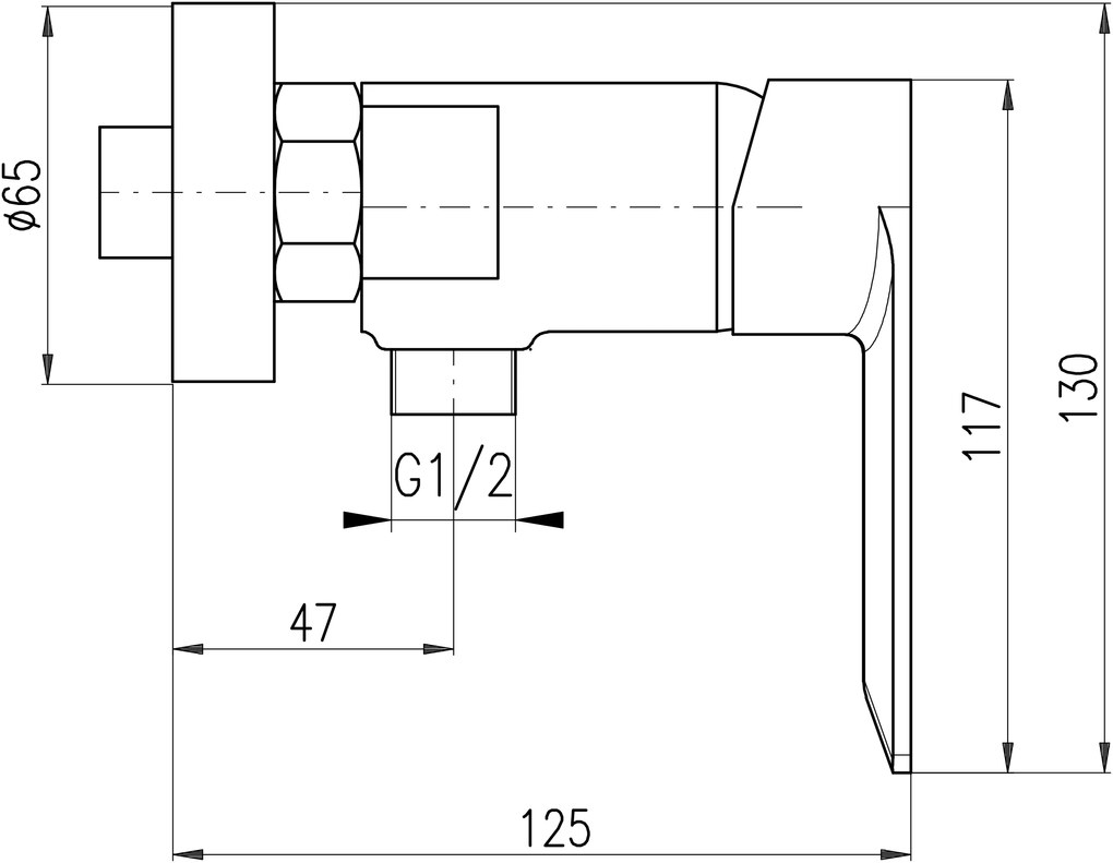 Slezák Rav Nil sprchová baterie nástěnná 150 mm matná zlatá NL181.5ZK