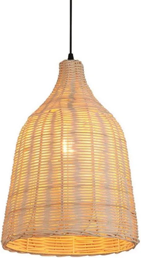 Toolight Natural, stropní závěsné svítidlo 1xE27 APP1646-1CP, přírodní hnědá, OSW-05114