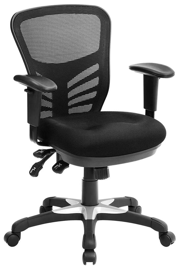 SONGMICS Kancelářská židle Vesenatho černá