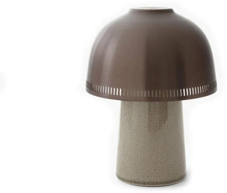 &amp;Tradition Přenosná lampa Raku SH8, Beige Grey &amp; Bronzed 133167A117