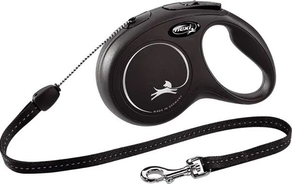 Flexi Classic NEW S lanko 8 m černé 12 kg