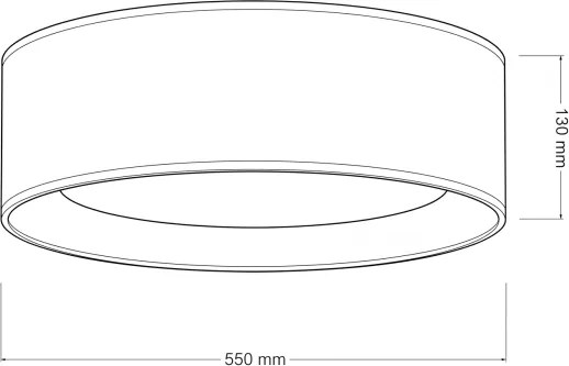 BRILAGI-LED Stm. sv. VELVET SM. VARI 36W/230V 3000-6500K pr. 55 cm krém./zl.+DO