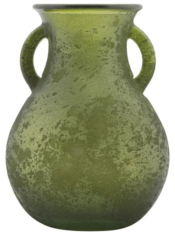 Zelená váza z recyklovaného skla Mauro Ferretti Anfora, ⌀ 11,5 cm