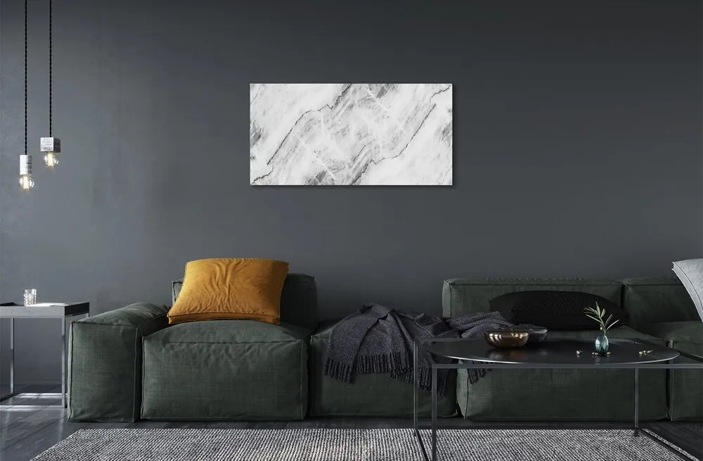 Obraz na skle Marble kamenná zeď 140x70 cm