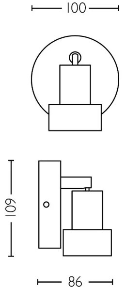 Philips - Bodové svítidlo CONDUIT 1xGU10/5W/230V černá/mosaz