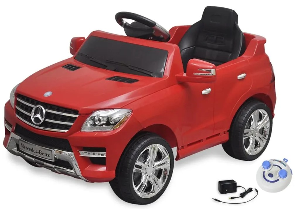 10093 vidaXL Electrické dětské auto Mercedes Benz ML350 Red 6 V, dálkové ovládání