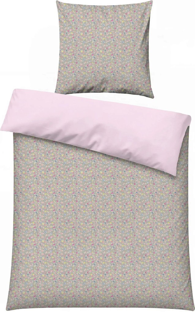 XXXLutz POVLEČENÍ, vícebarevná, pink, 155/220 cm - Povlečení - 003808016902