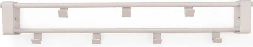 Taupe ocelový nástěnný věšák s poličkou 60 cm Rex – Spinder Design