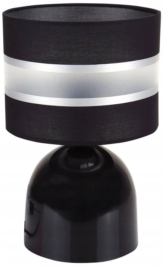 Stolní lampa Elegance, 1x textilní stínítko (výběr z 6 barev), (výběr ze 3 barev konstrukce), s