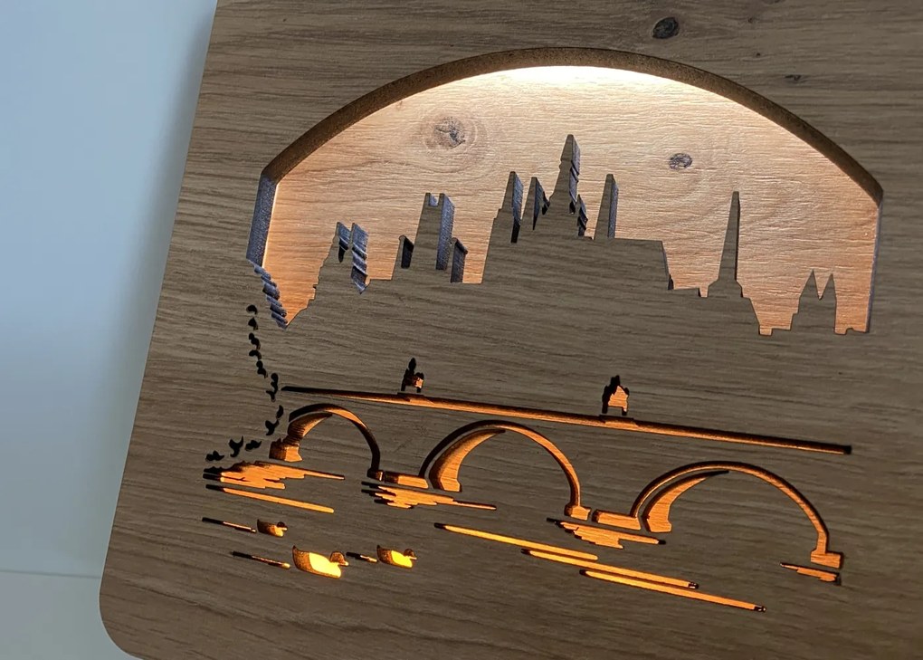Li-Go "Hradčany" lampa 19x19cm provedení povrchu: černá s patinou