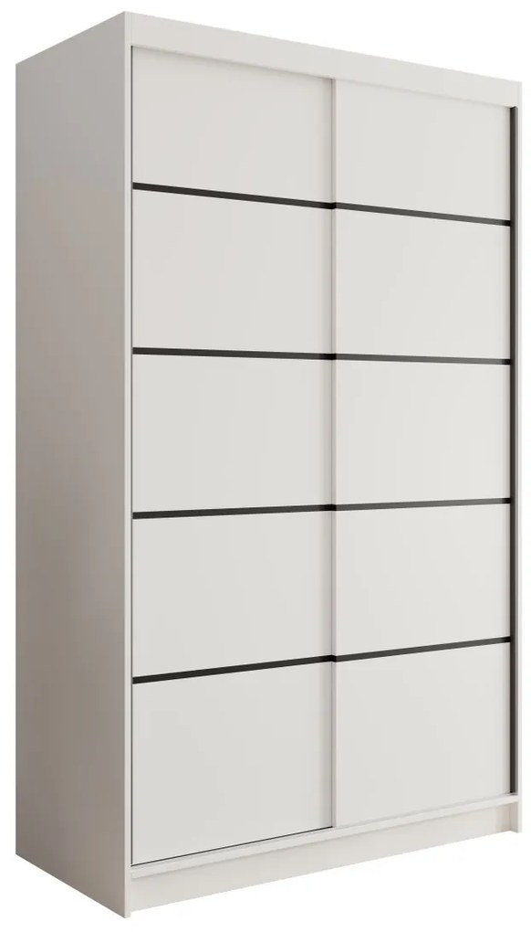 Posuvná skříň Lizi 120 Black Black 6 2