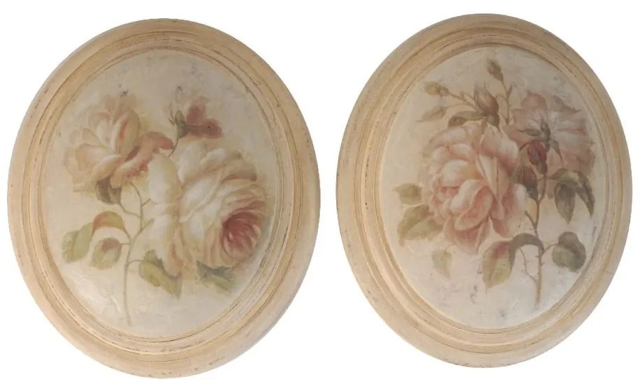 Set 2 obrázků Antic Roses