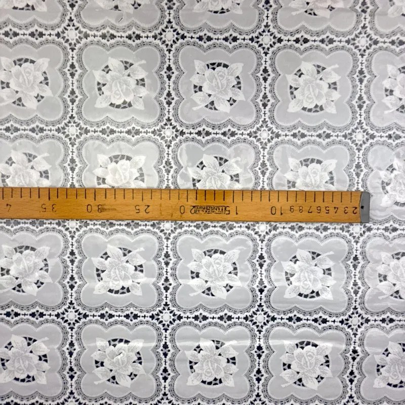 Ubrus PVC kulatý krajkový EL-17C (různé velikosti)