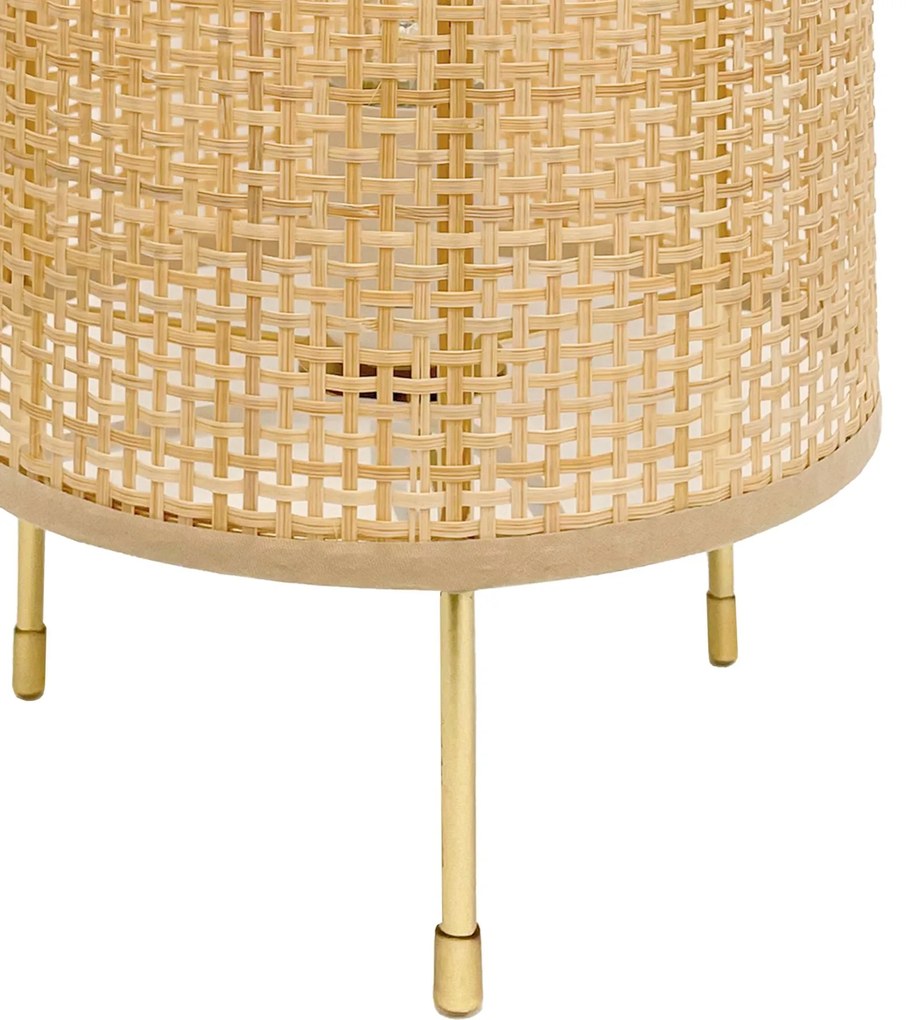 Toolight, noční lampa ve štýlu BOHO 19x31 cm GB2N21, hnědá, OSW-02800