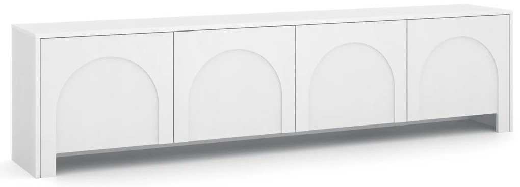 TV stolek Arco 204 cm bílý